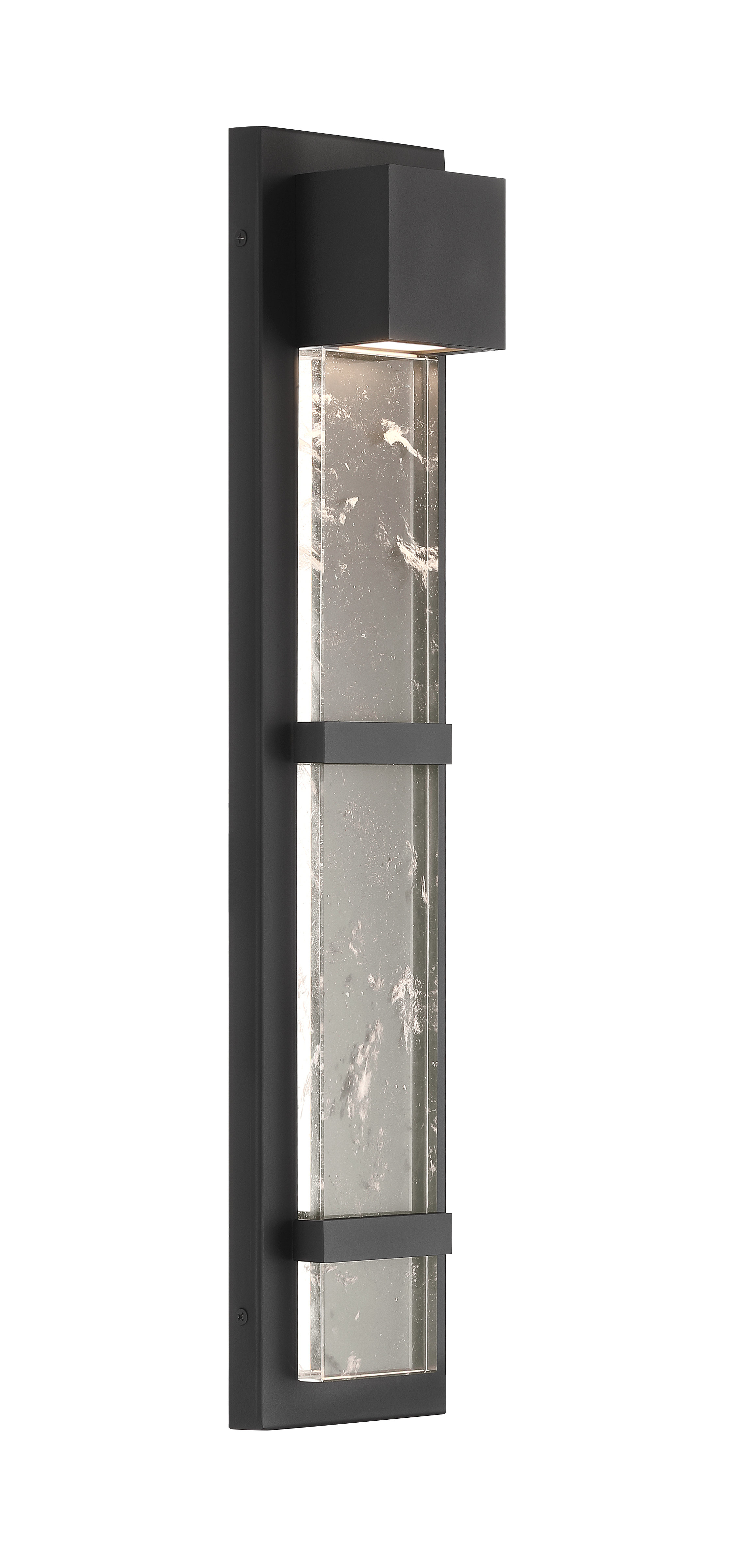 Minka Lavery Sol - 1 Light Outdoor LED Wall Mount In Sand Coal Finish ...