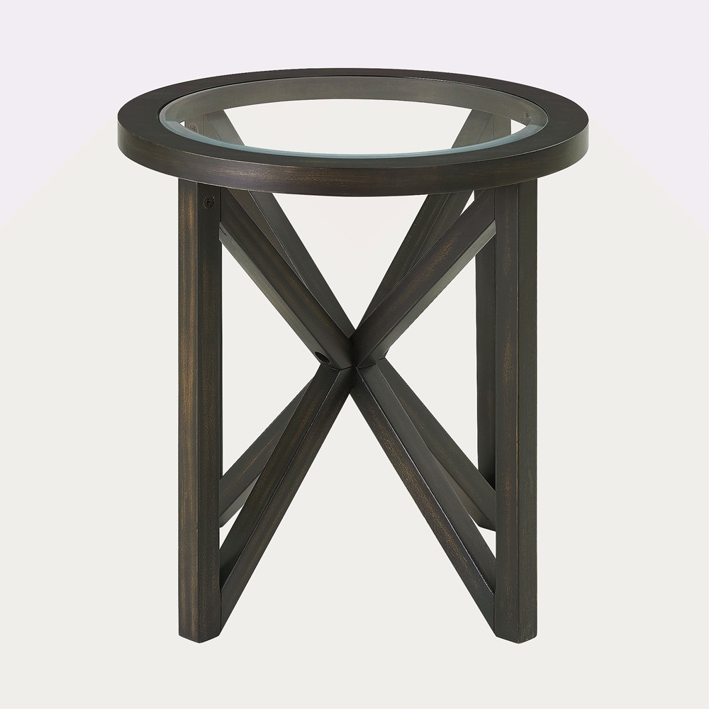 George Oliver Modern Simple Glass Coffee Table, Tempered Glass Coffee ...