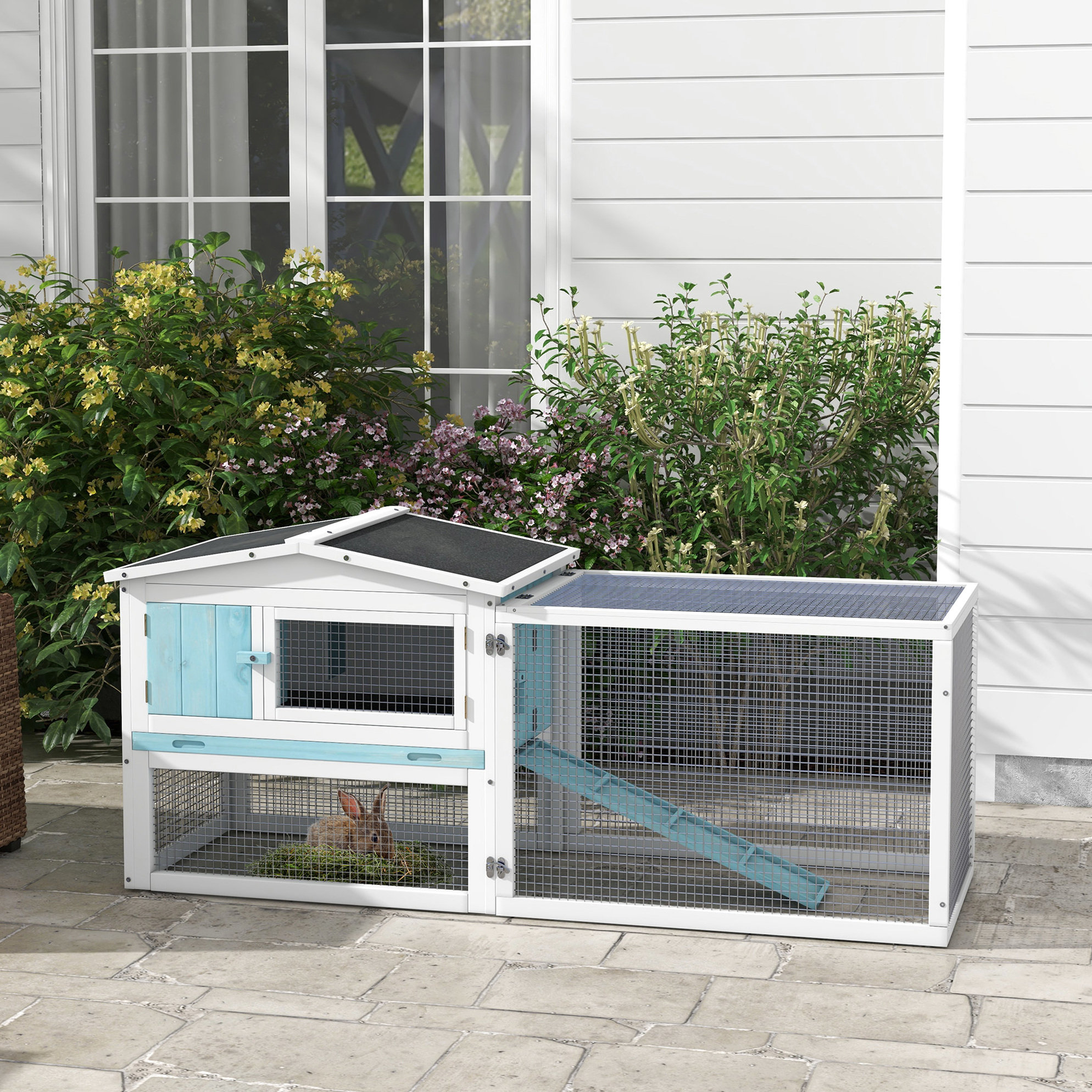 Archie & Oscar™ Rabbit 2-story, Extraordinary For 1-2 Rabbits With ...