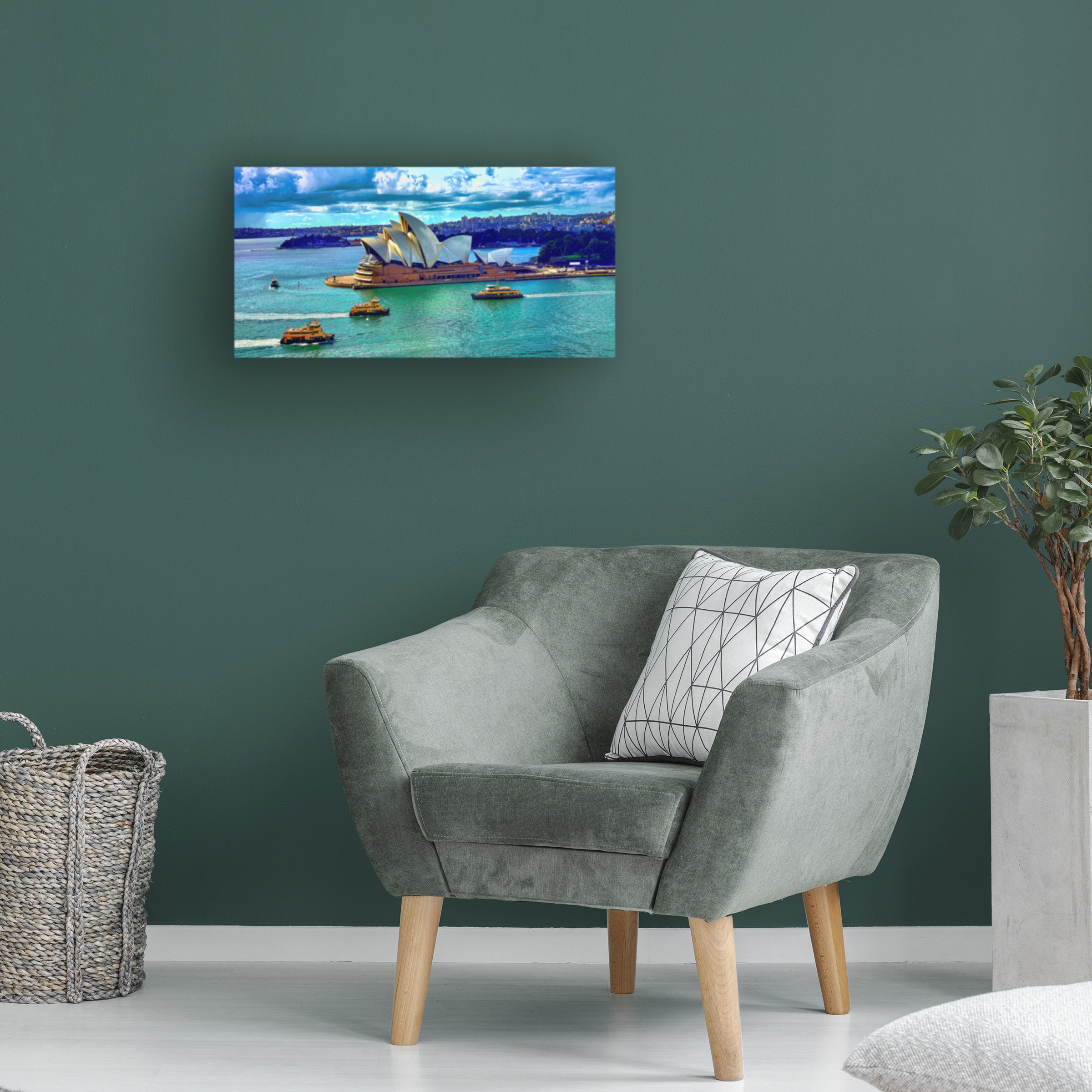 Longshore Tides Sydney Opera House by Martin Fine Photography - Wrapped ...