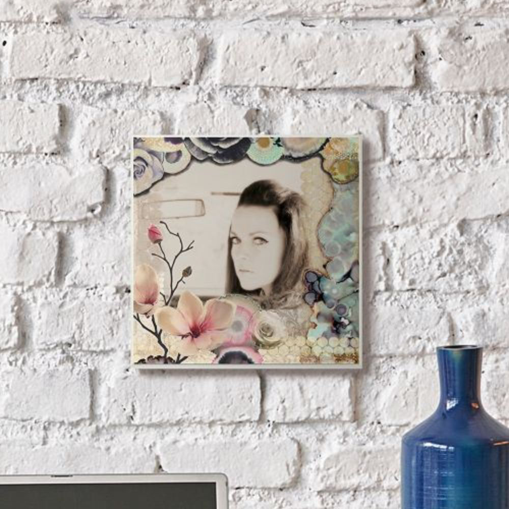 Winston Porter Glam Girl in Car Vintage Floral Border by Third and Wall ...