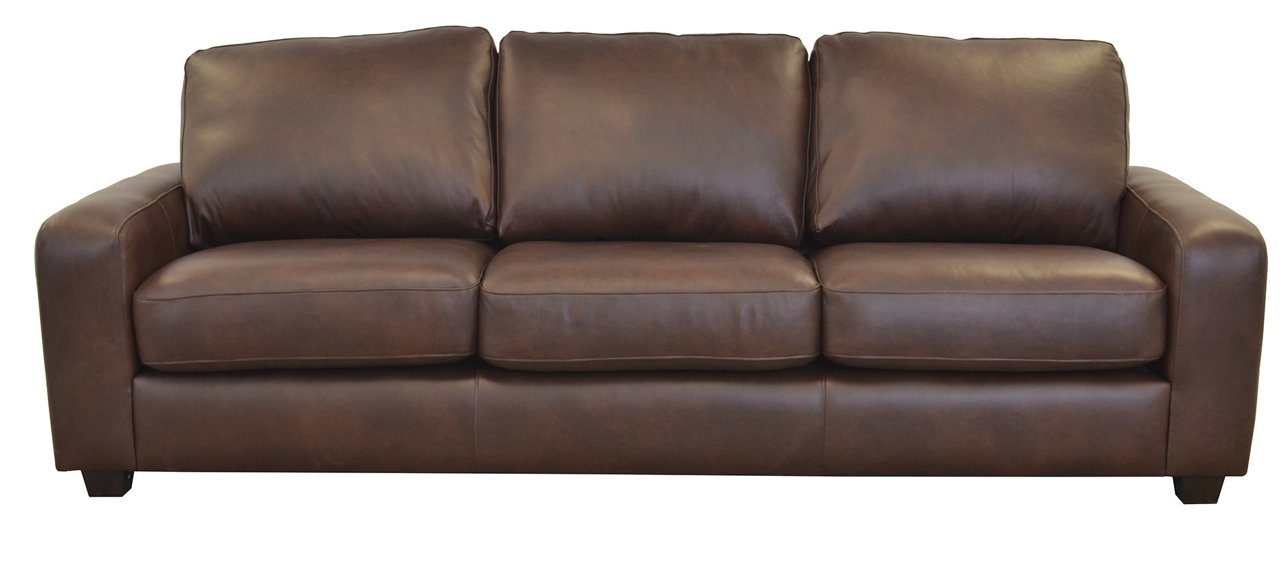 Hokku Designs Ramdat 88'' Leather Sofa | Wayfair