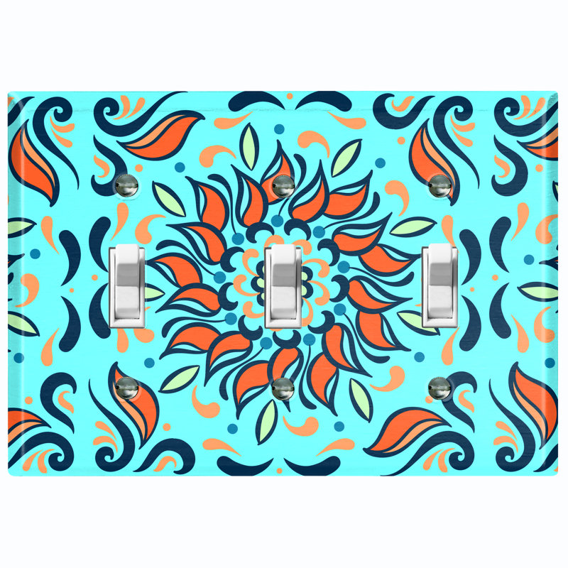 WorldAcc Tile 3-Gang Toggle Light Switch Wall Plate | Wayfair