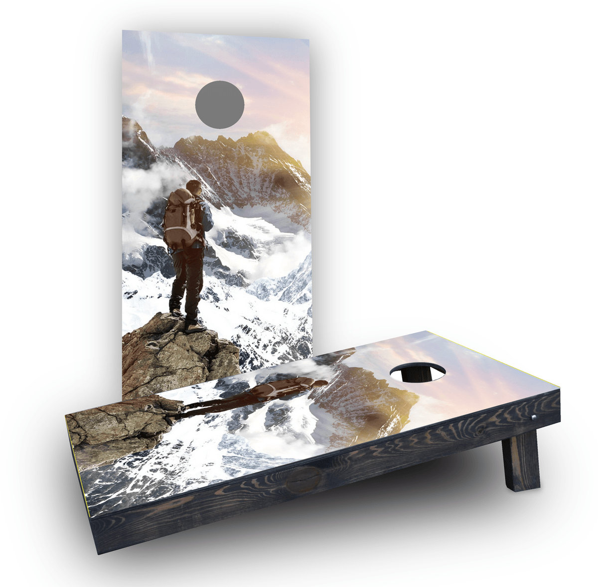 Custom Cornhole Boards Mountain Climber Cornhole Game - Wayfair Canada