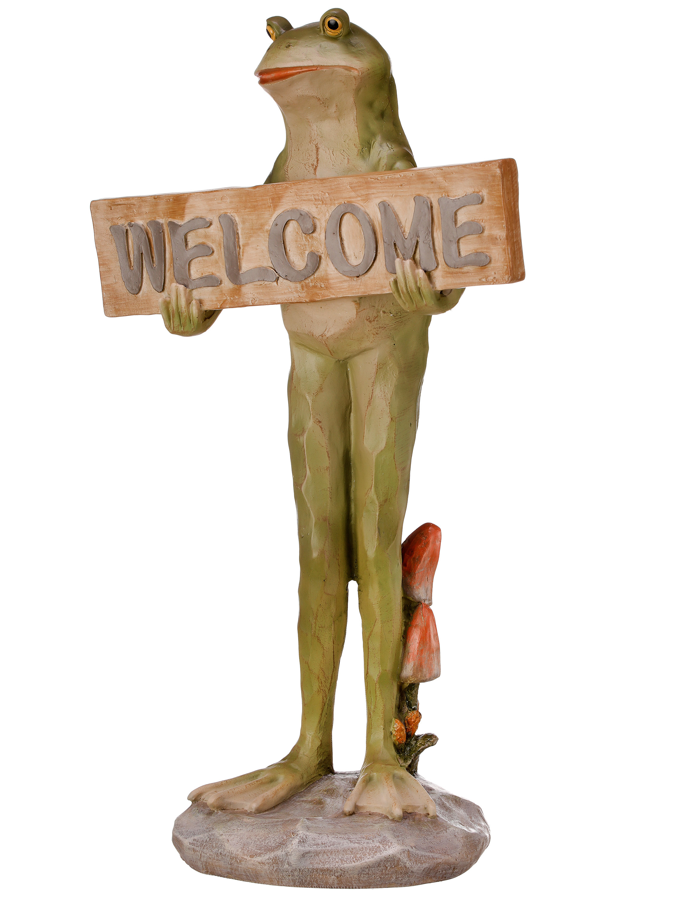 Trinx Jerolene Garden "Welcome" Frog | Wayfair