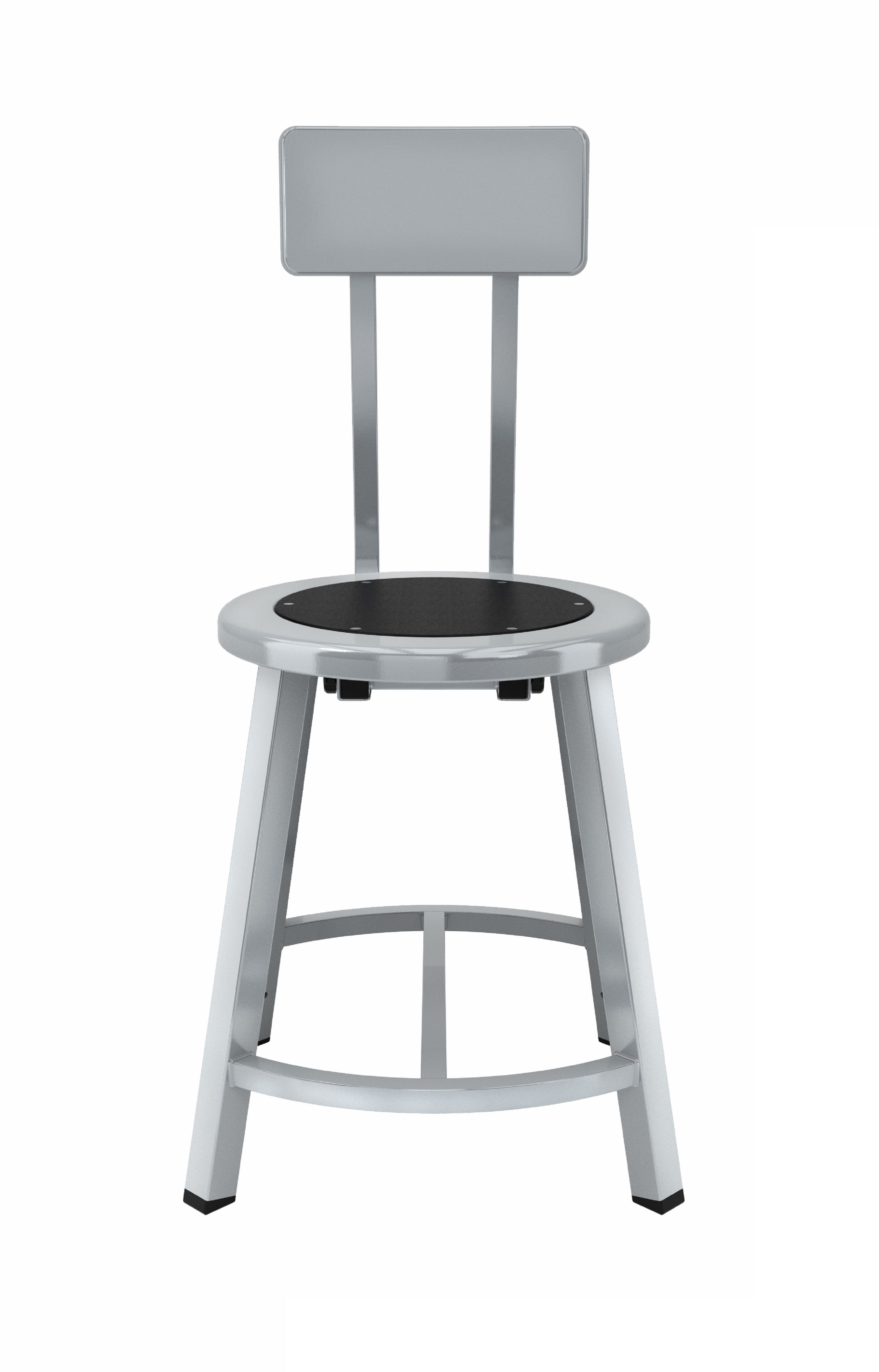 National Public Seating Fixed Height Industrial/Shop Stool with ...