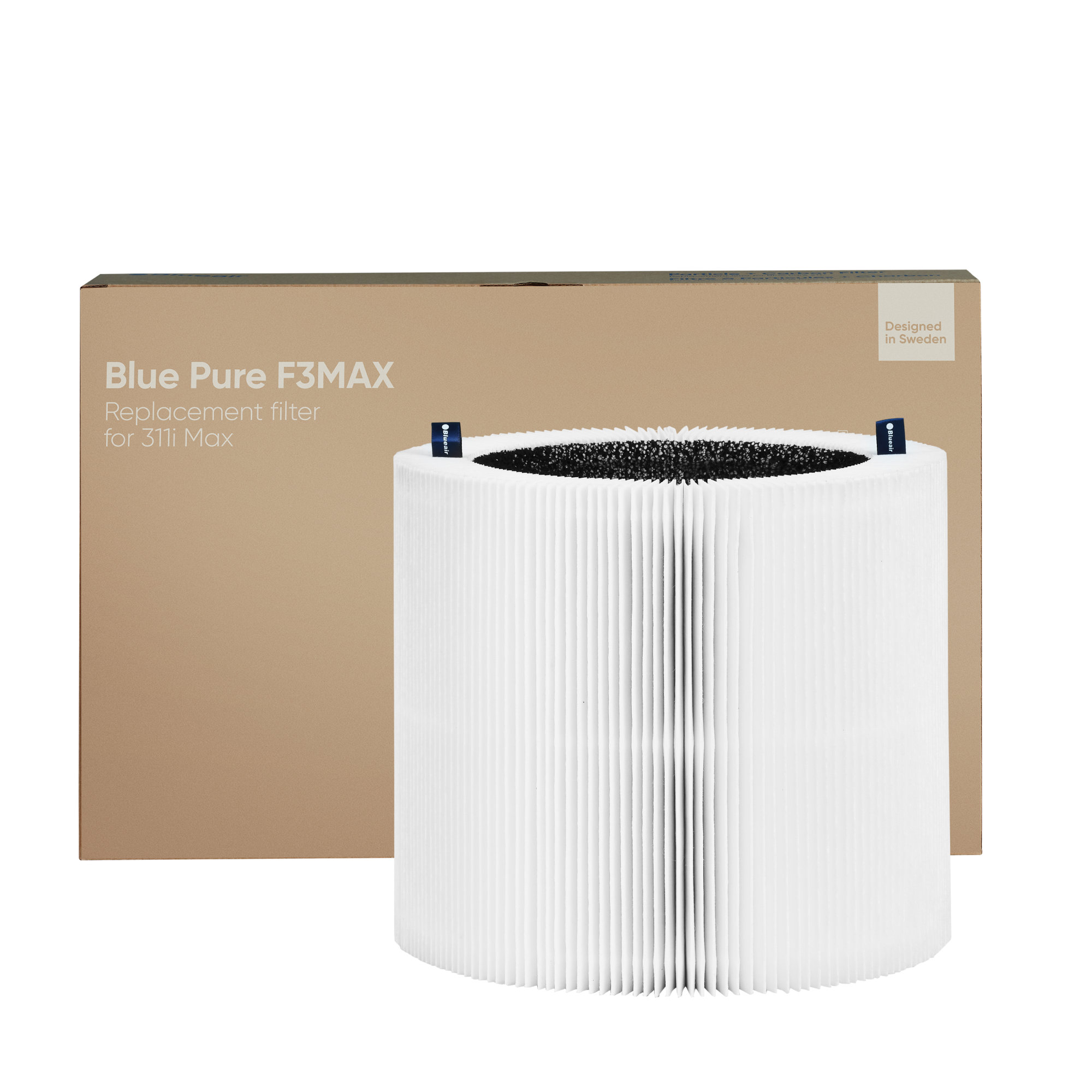 Blueair Blue Pure 311i Max Genuine Replacement Filter, Blue Pure F3MAX ...