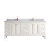 Willow Collections Nashville 84 In. W X 22 In. D Double Sink Bathroom ...
