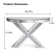 Everly Quinn Amla 45.2" Mirrored Console Table & Reviews | Wayfair