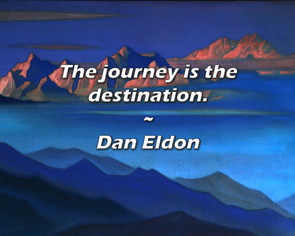 Trinx Dan Eldon Quote: The journey is the destination. - Wayfair Canada