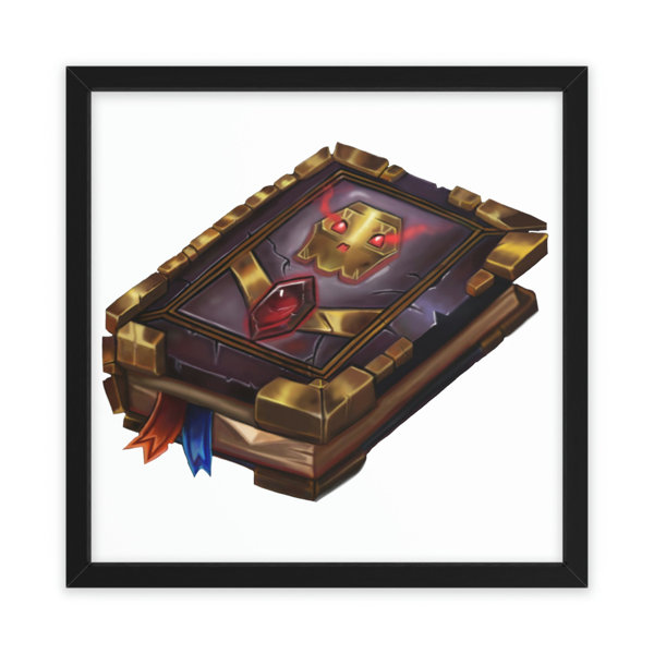 Trinx Death Spell Book Framed On Paper Illustration - Wayfair Canada