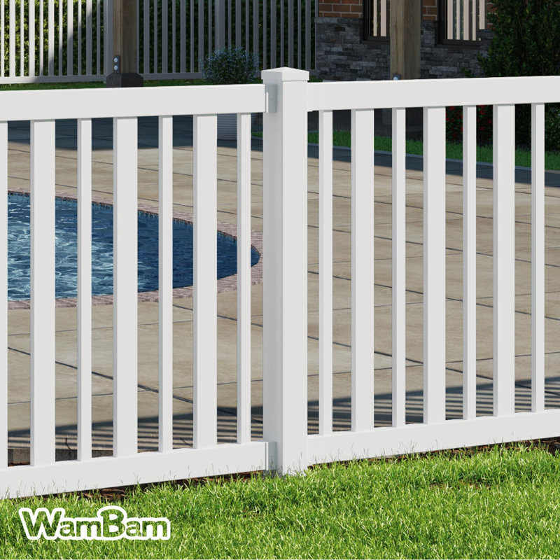 WamBam No-Dig Fence 4ft Tall (1 Post) No Dig WamBam Finishing Post with ...