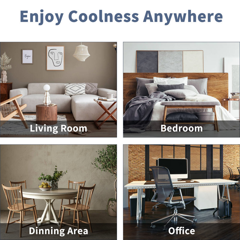 Uhome 12000(ASHRAE) BTU Portable Air Conditioner for 400 Square Feet ...