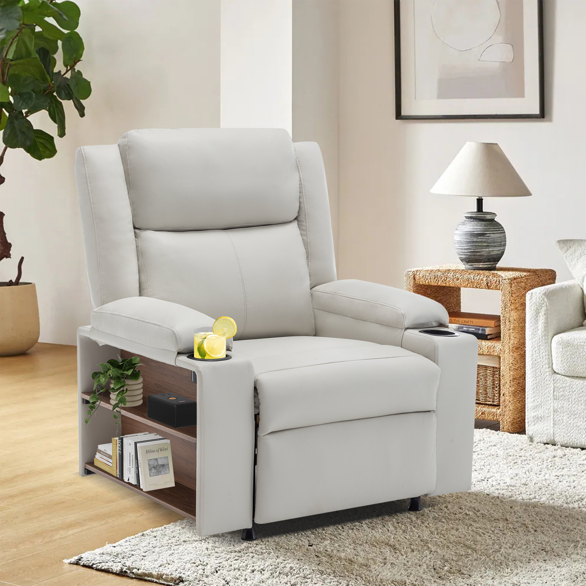 Latitude Run® Single Motor Space-Saving Multi-Functional Recliner With ...