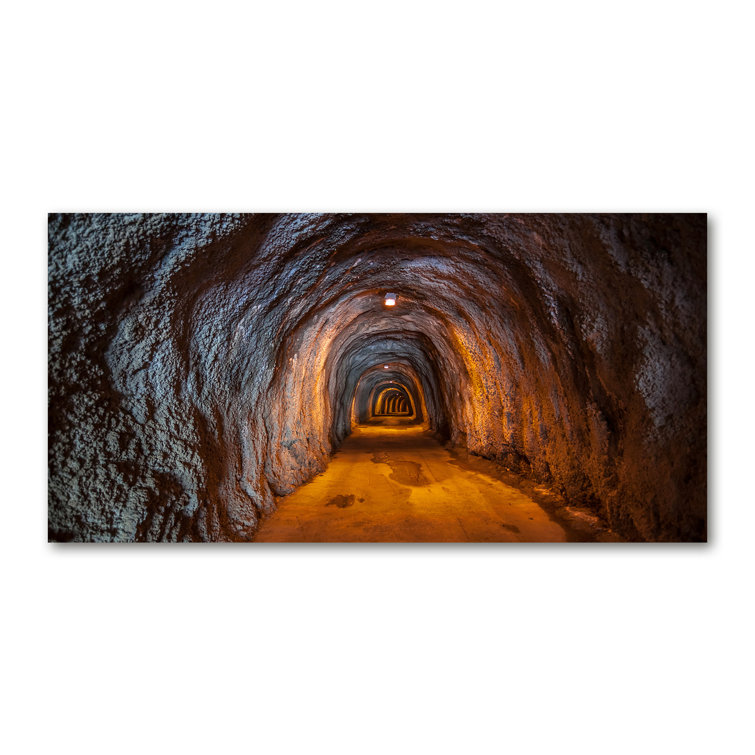 Union Rustic Underground Tunnel - Wrapped Canvas Print | Wayfair.co.uk
