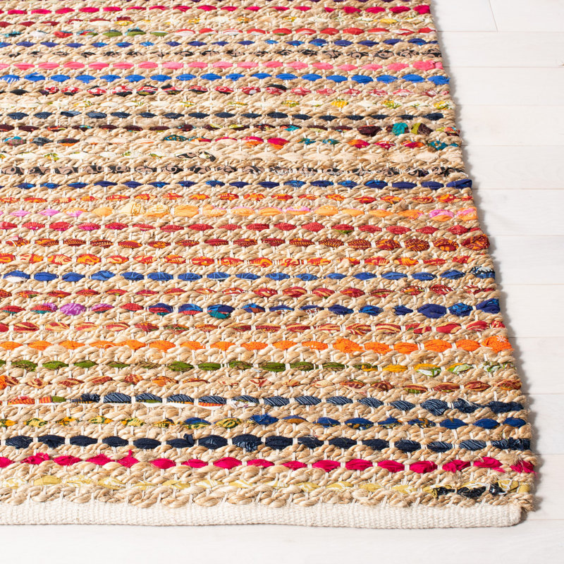 Langley Street® Herzig Handmade Flatweave Jute/Sisal Multicolor Area ...