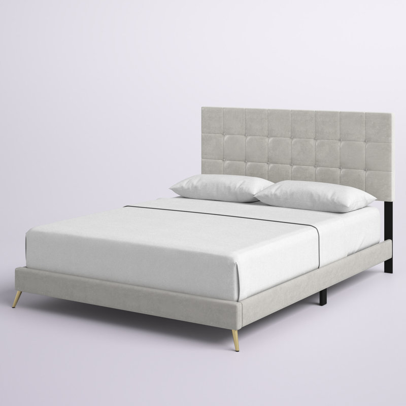 Etta Avenue™ Xiomara Upholstered Standard Bed & Reviews | Wayfair