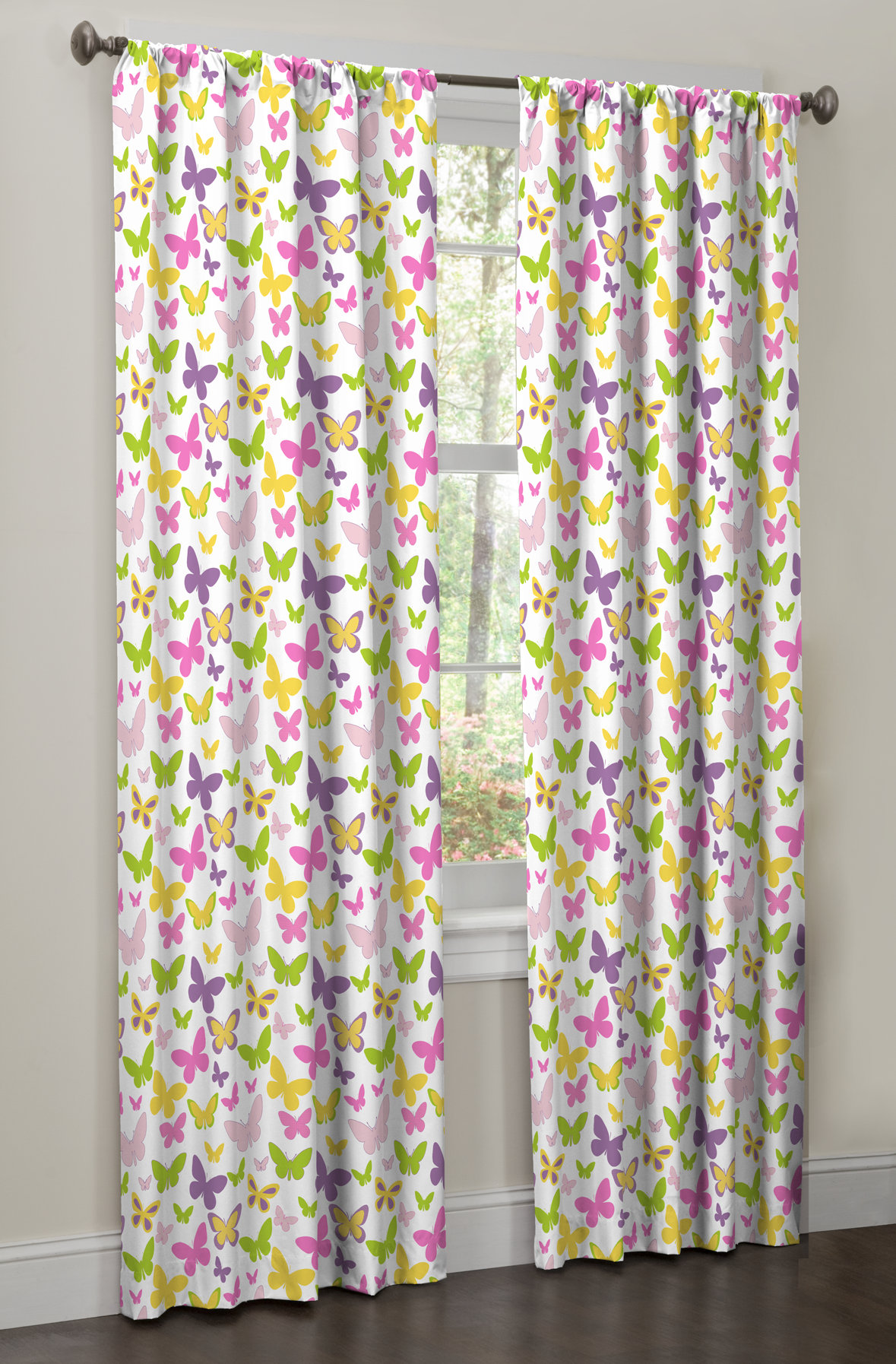 Maytex Isabel Rod Pocket Curtain Panels | Wayfair