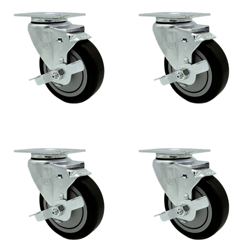 Service Caster Regency U-Boat Utility Caster | Wayfair