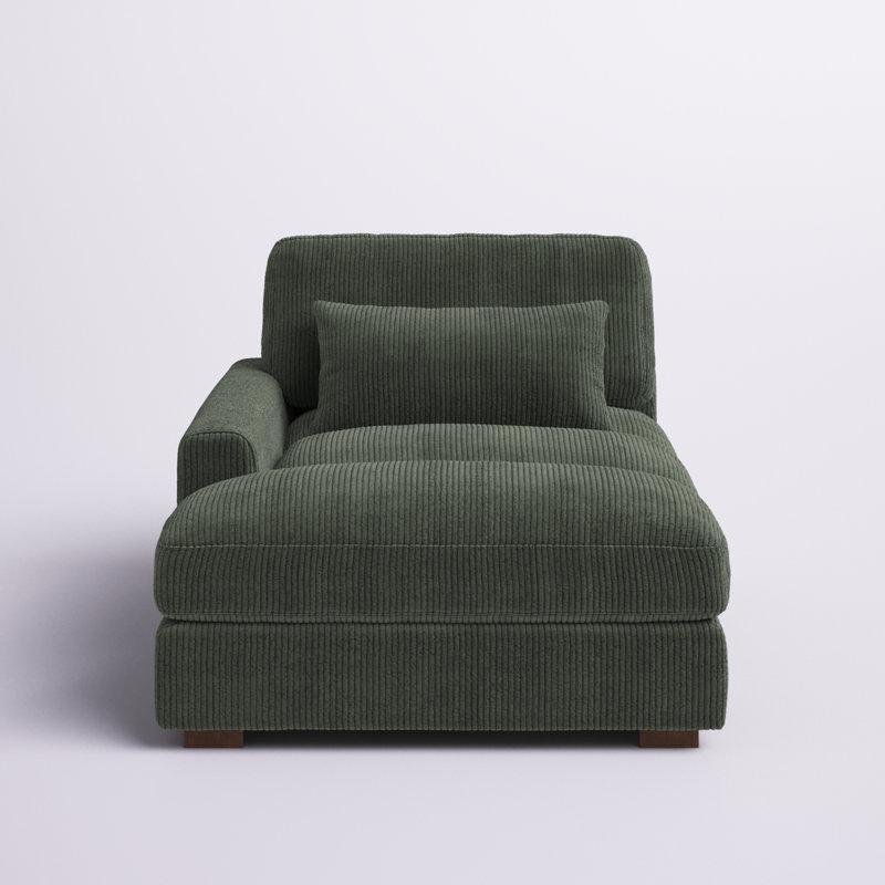 Wade Logan® Ariee Upholstered Chaise Lounge & Reviews | Wayfair