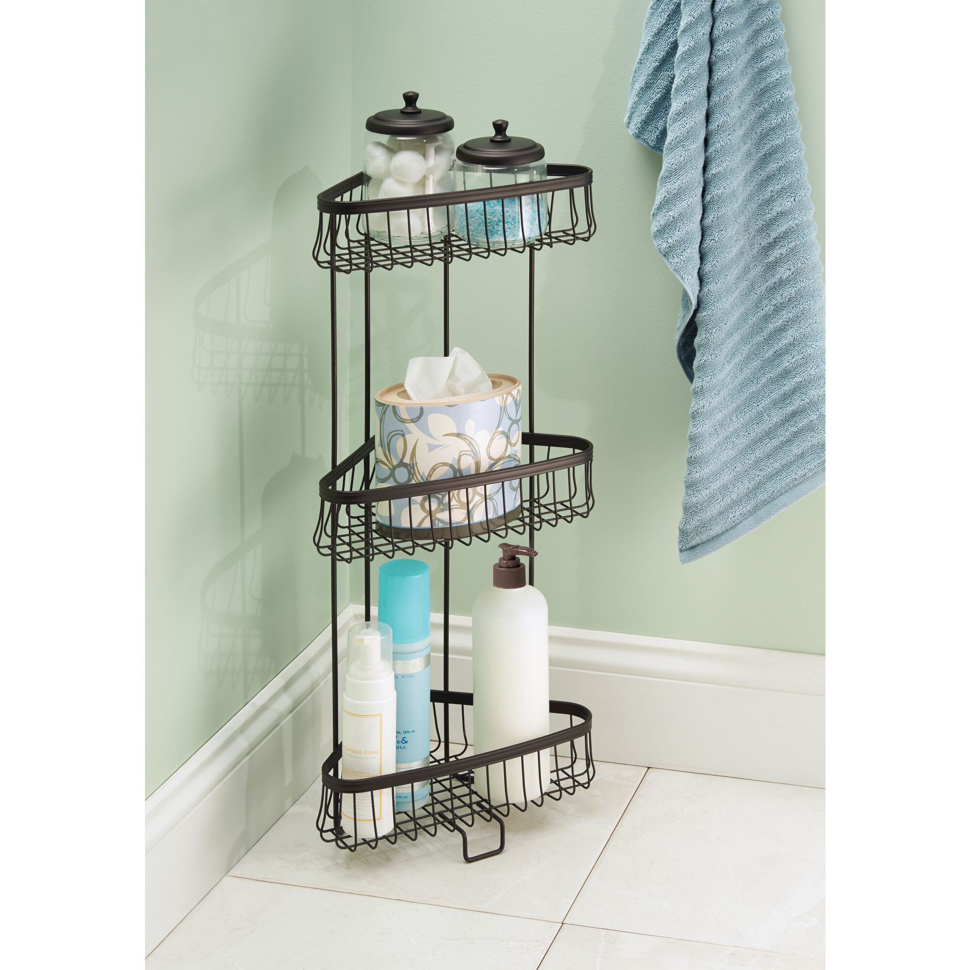 InterDesign York Lyra Steel Free Standing Shower Caddy & Reviews - Wayfair Canada