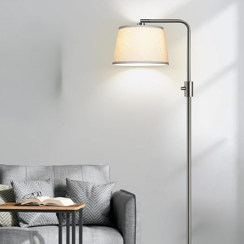 Hokku Designs Dimmable LED Edison Bulb Included,Brushed Nickel Arc ...