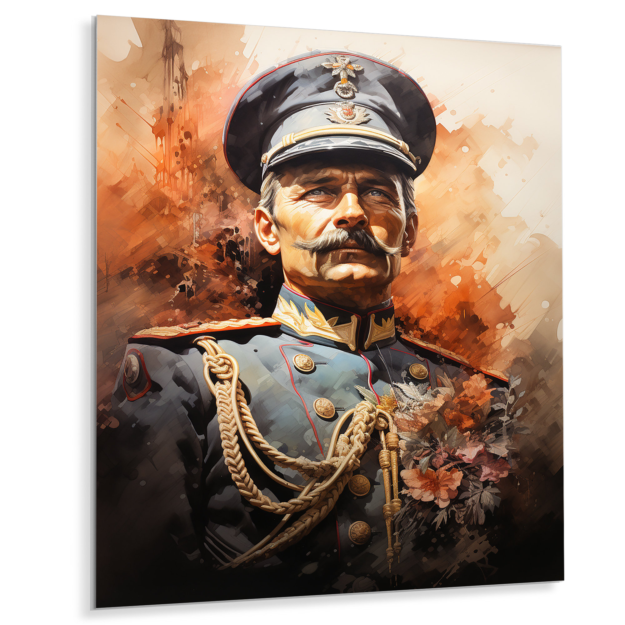 Winston Porter Emperor Wilhelm Ii Portrait - Emperor Metal Wall Art ...