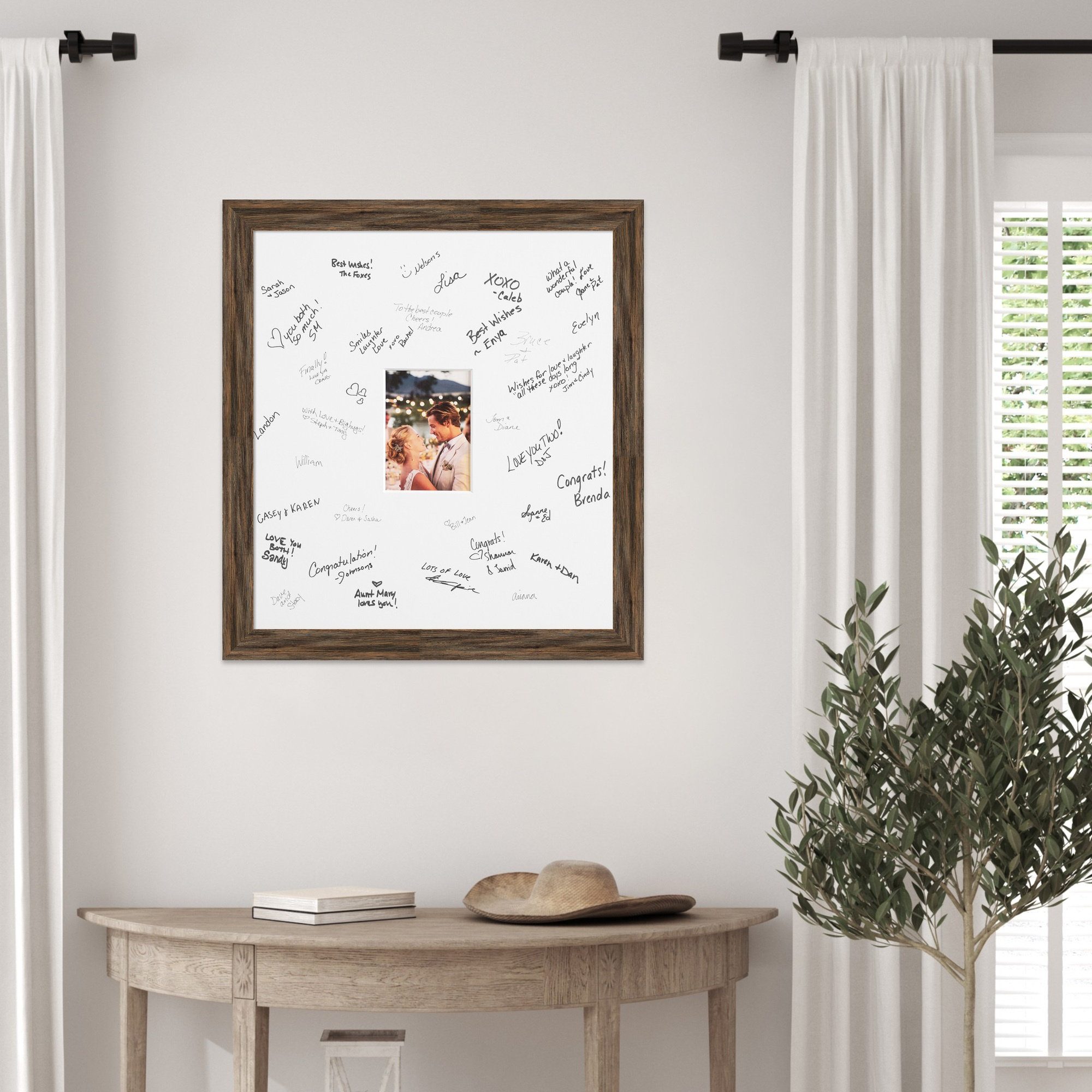 Wildon Home® Regis Barnwood Signature Mat Picture Frame, Photo Frame ...