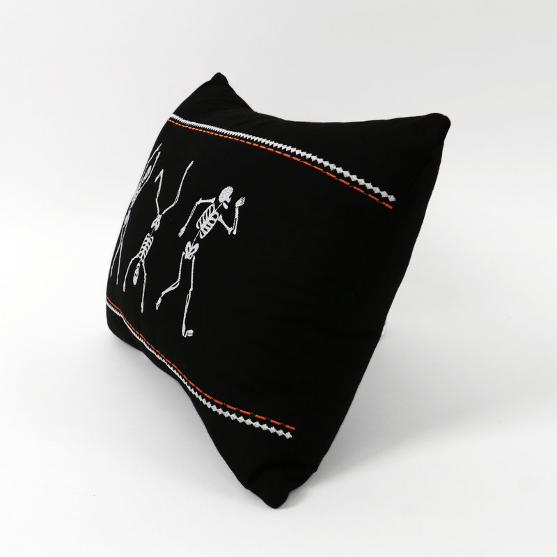 Lush Decor Dance Skeleton Skeleton Rectangular Throw | Wayfair