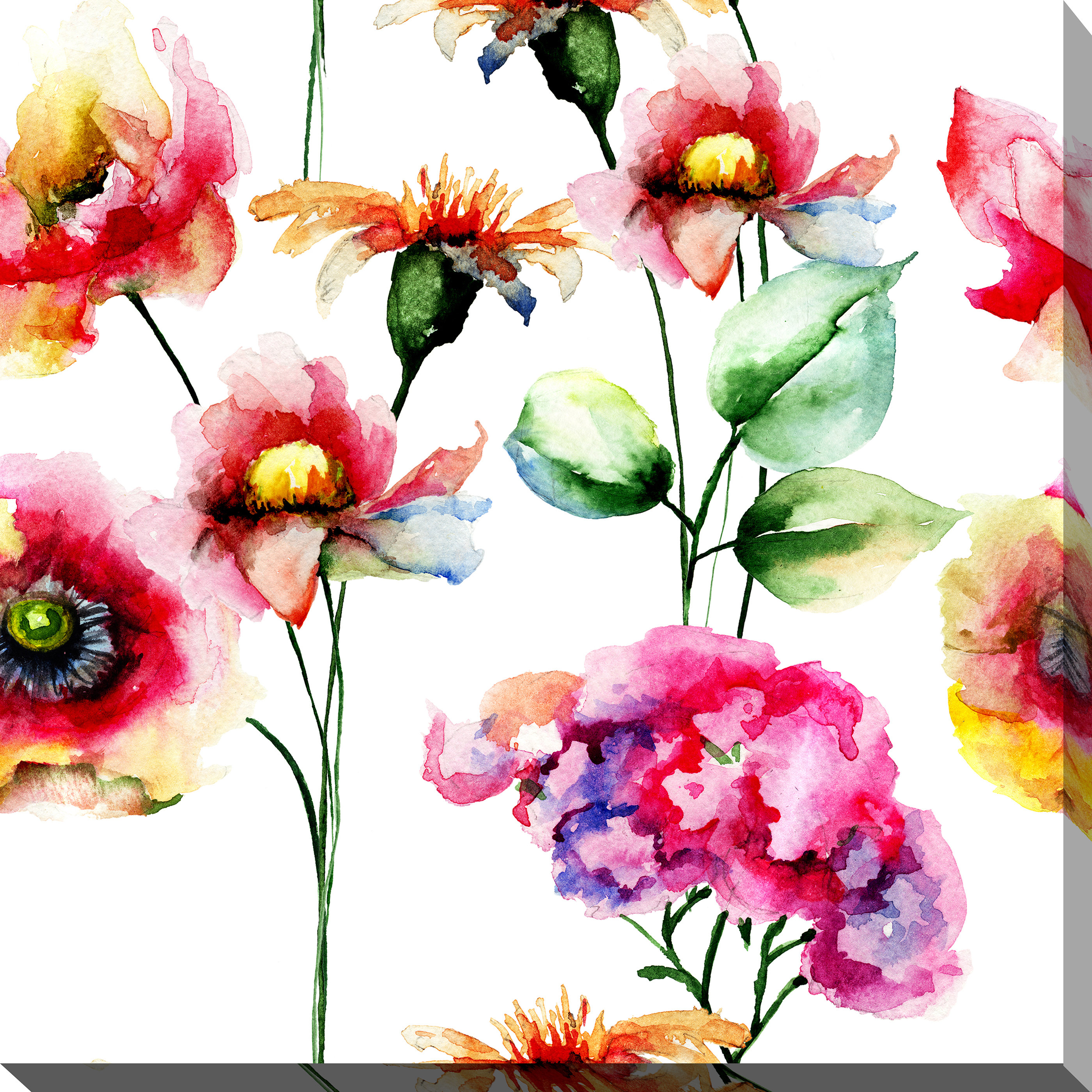Picture Perfect International 'Wild Flowers IV' Painting Print on ...