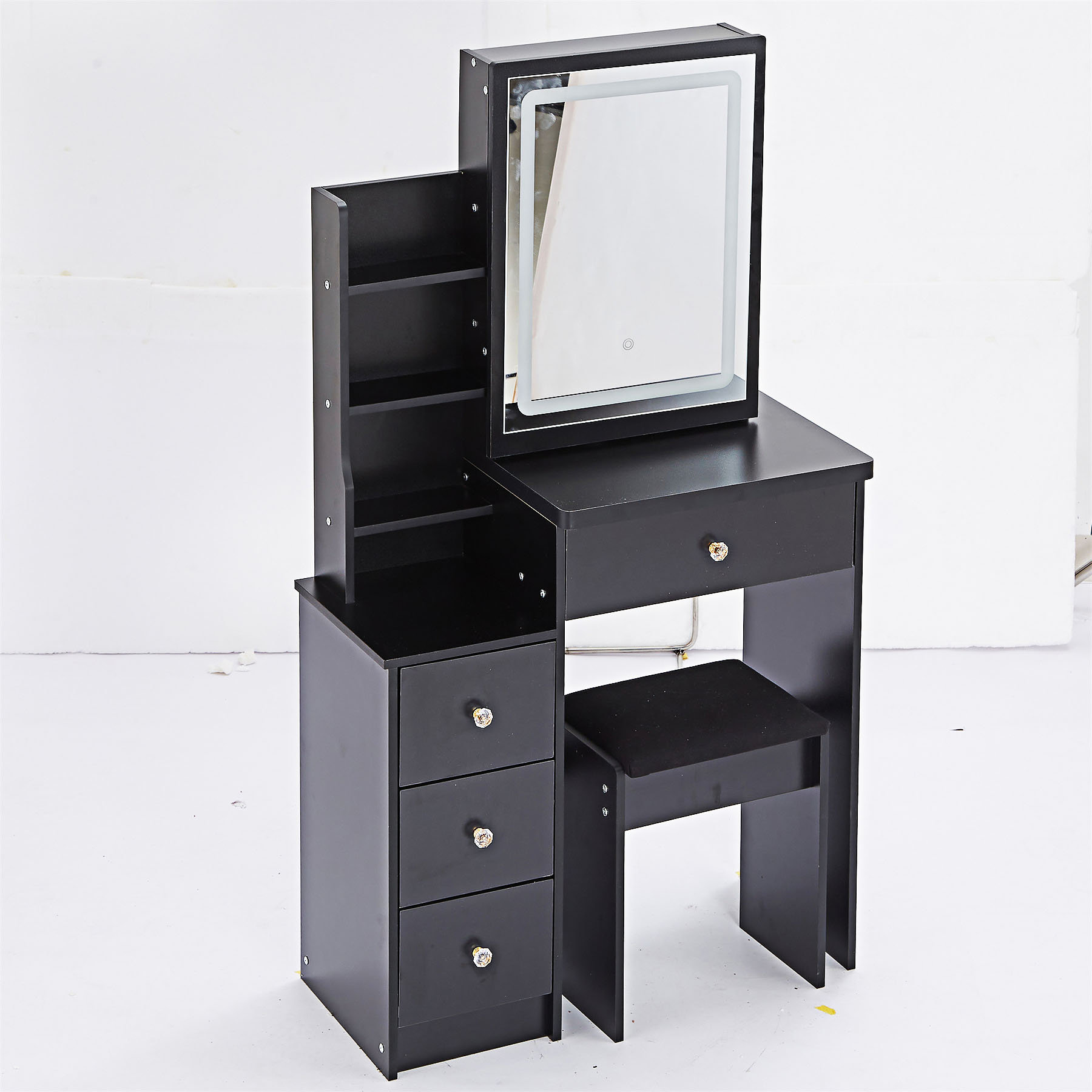 Ivy Bronx Makeup Vanity Table Set | Wayfair