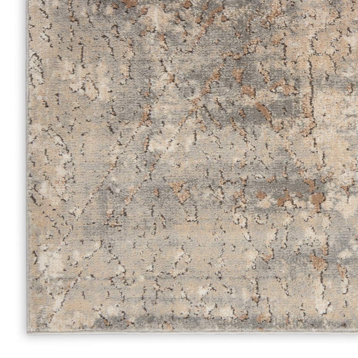 Mercury Row® Addilyn Abstract Beige/Gray Area Rug & Reviews | Wayfair