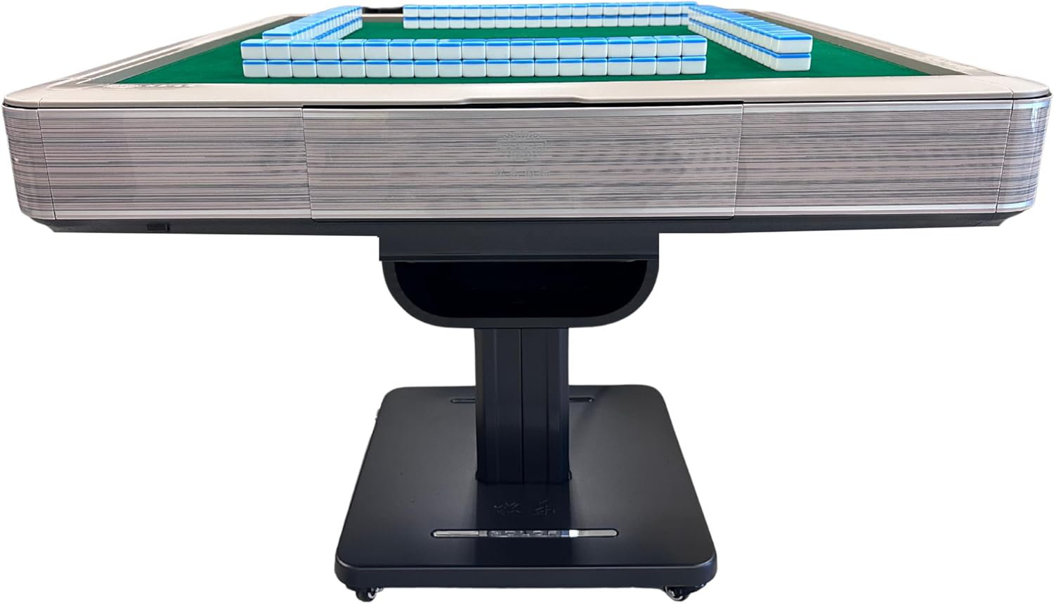 USA MJ Table Light Brown Automatic Mahjong Table. Pedestal Folding ...