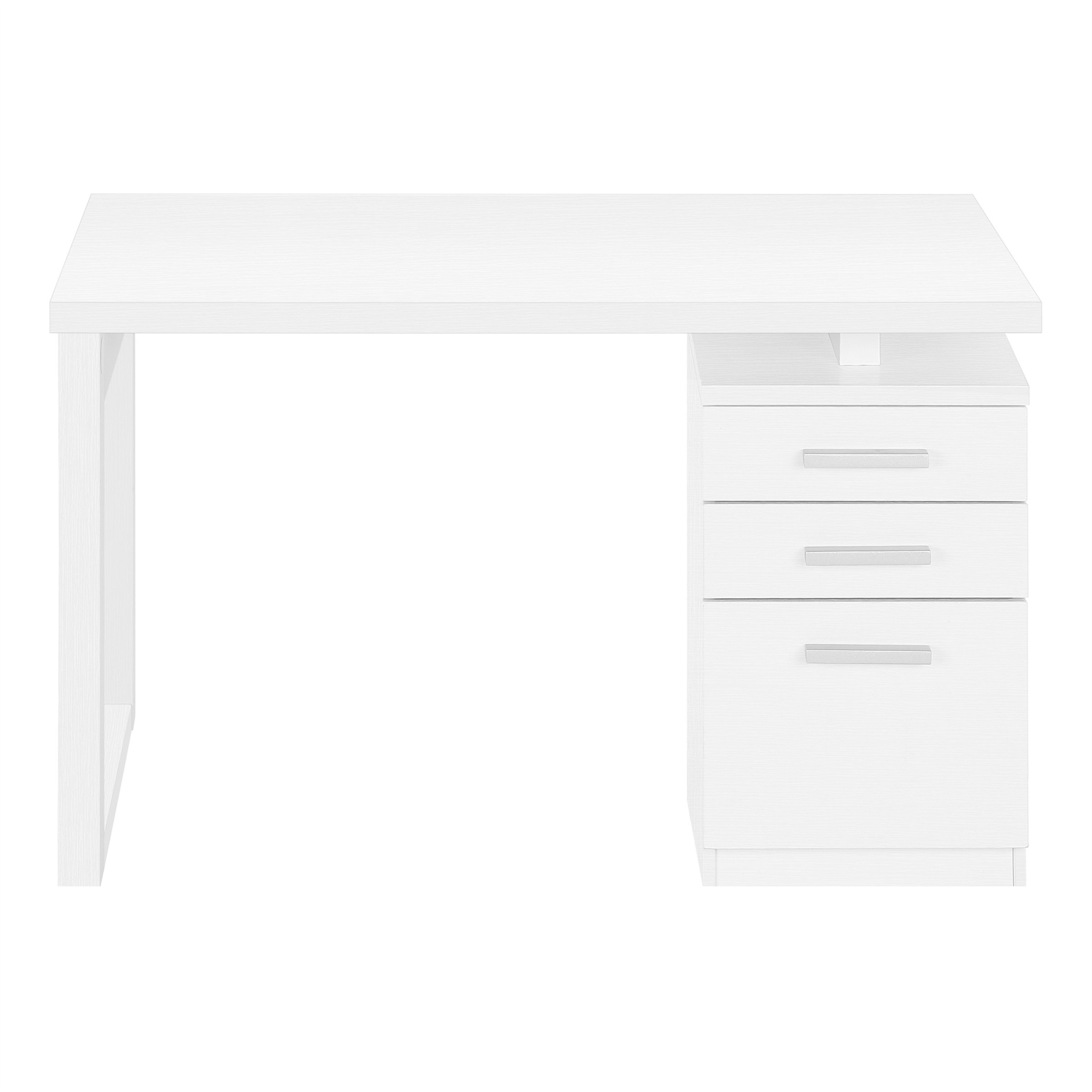 Latitude Run® Versatile Computer Desk With Storage Drawers And Floating ...