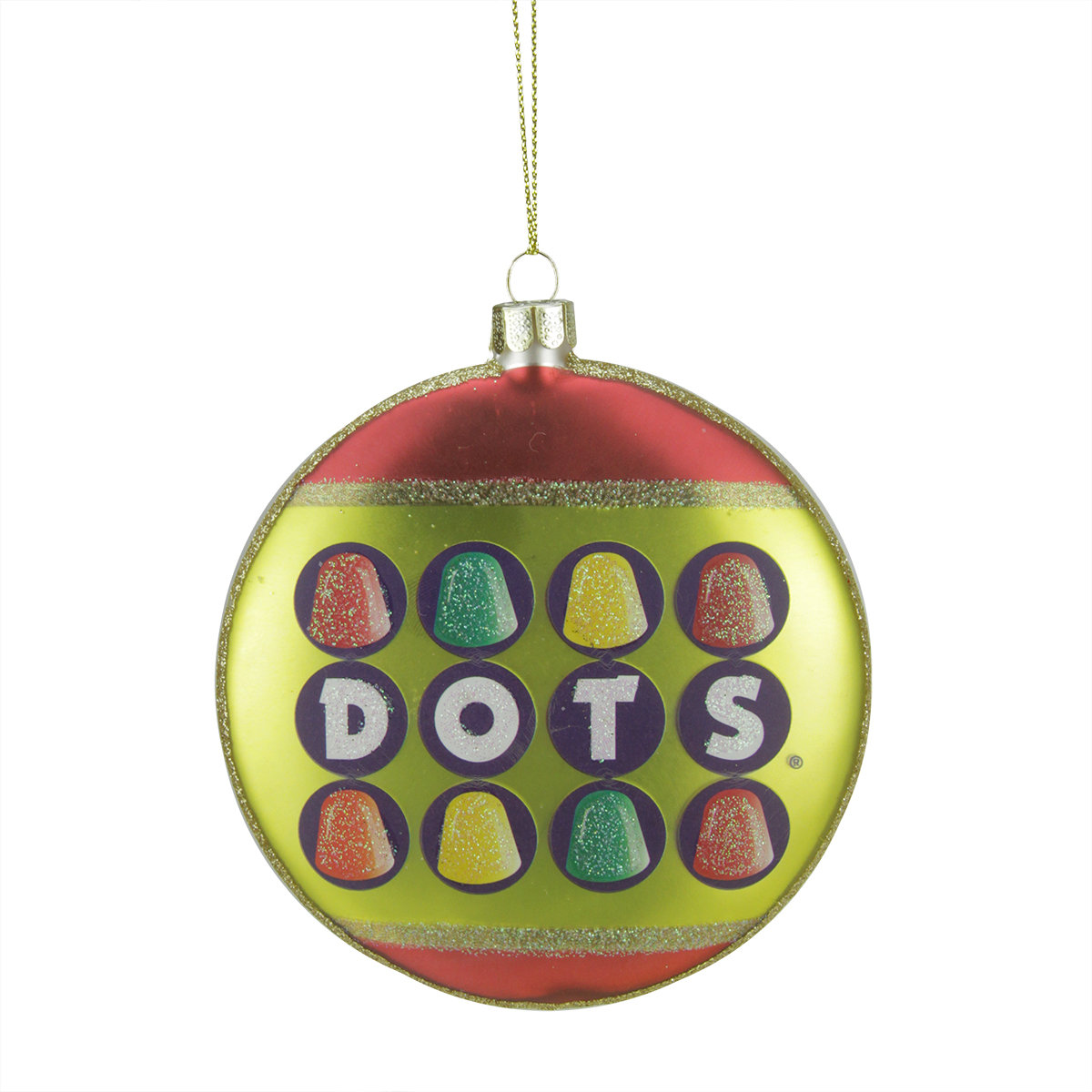 Northlight Seasonal 4" Red and Green Gumdrop Candies Christmas Disc ...