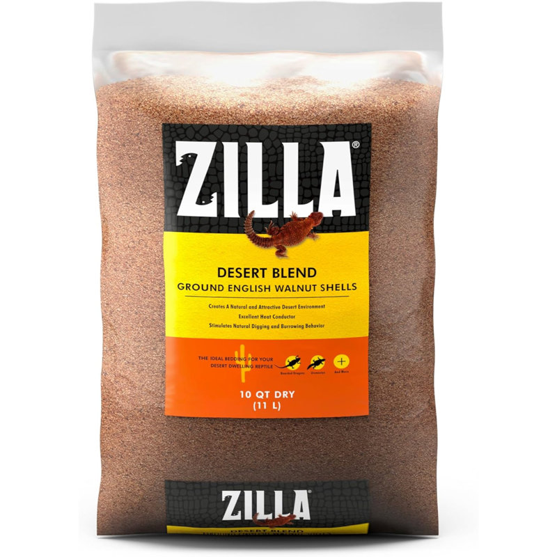 Zilla Desert Blend Substrate, Made with 100% English Walnut Shells ...