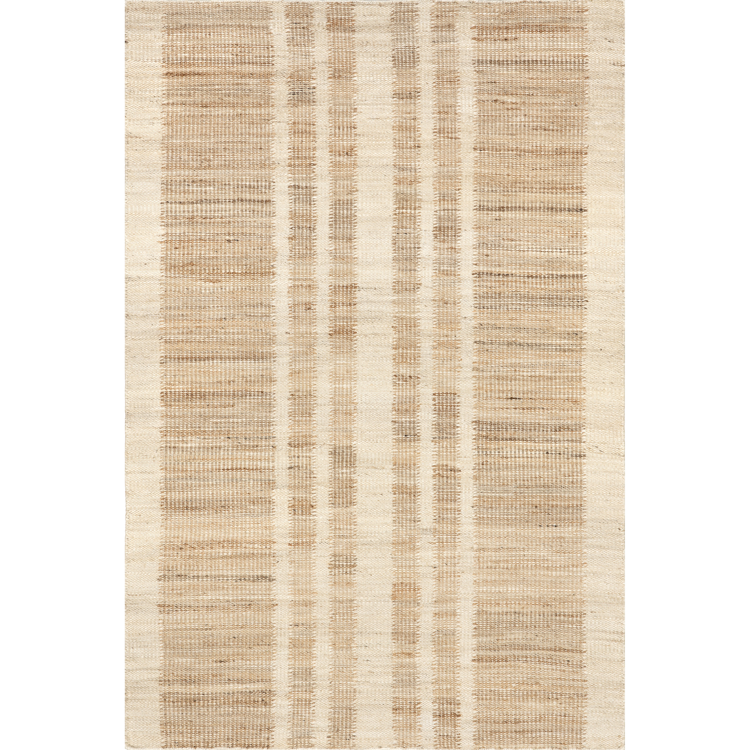 Gracie Oaks Ashtyn Striped Jute Area Rug for Dining Room Living Room ...