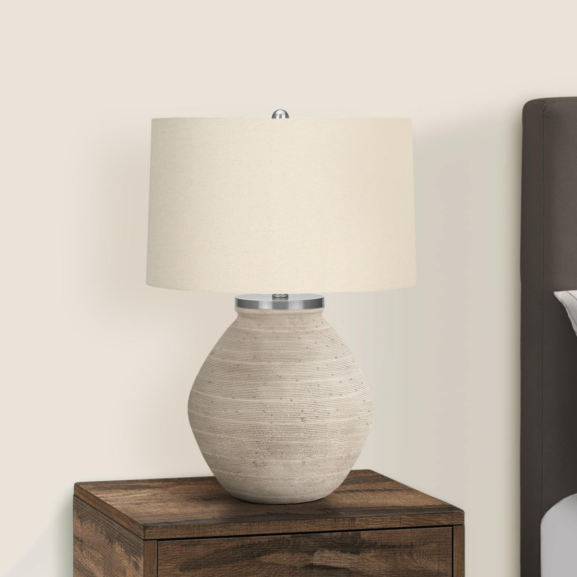 Lark Manor Lighting, 25"h, Table Lamp, Concrete, Contemporary - Wayfair ...
