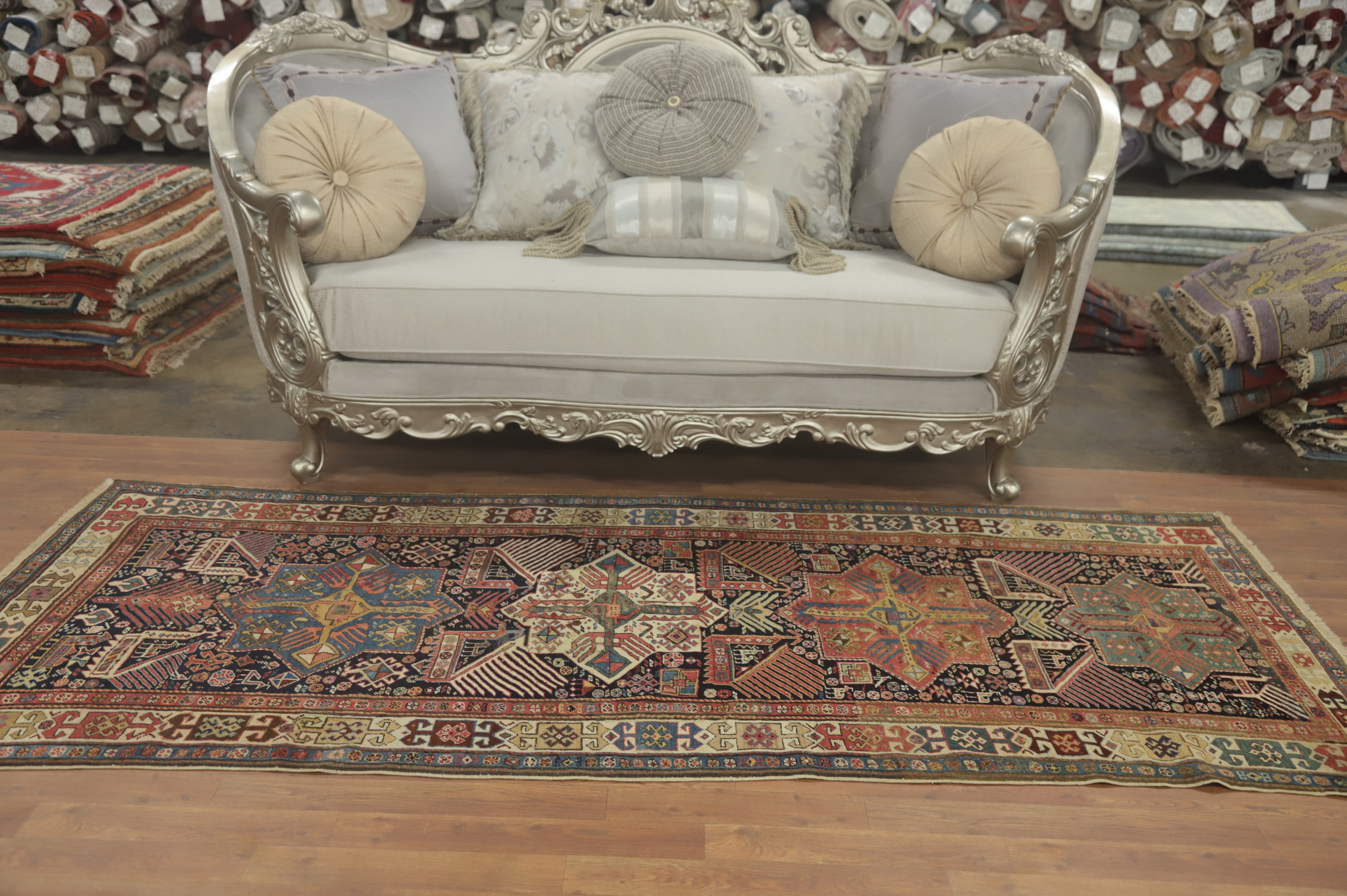 Bloomsbury Market Handmade Pre-1900 Antique Tribal Vegetable Dye Runner ...