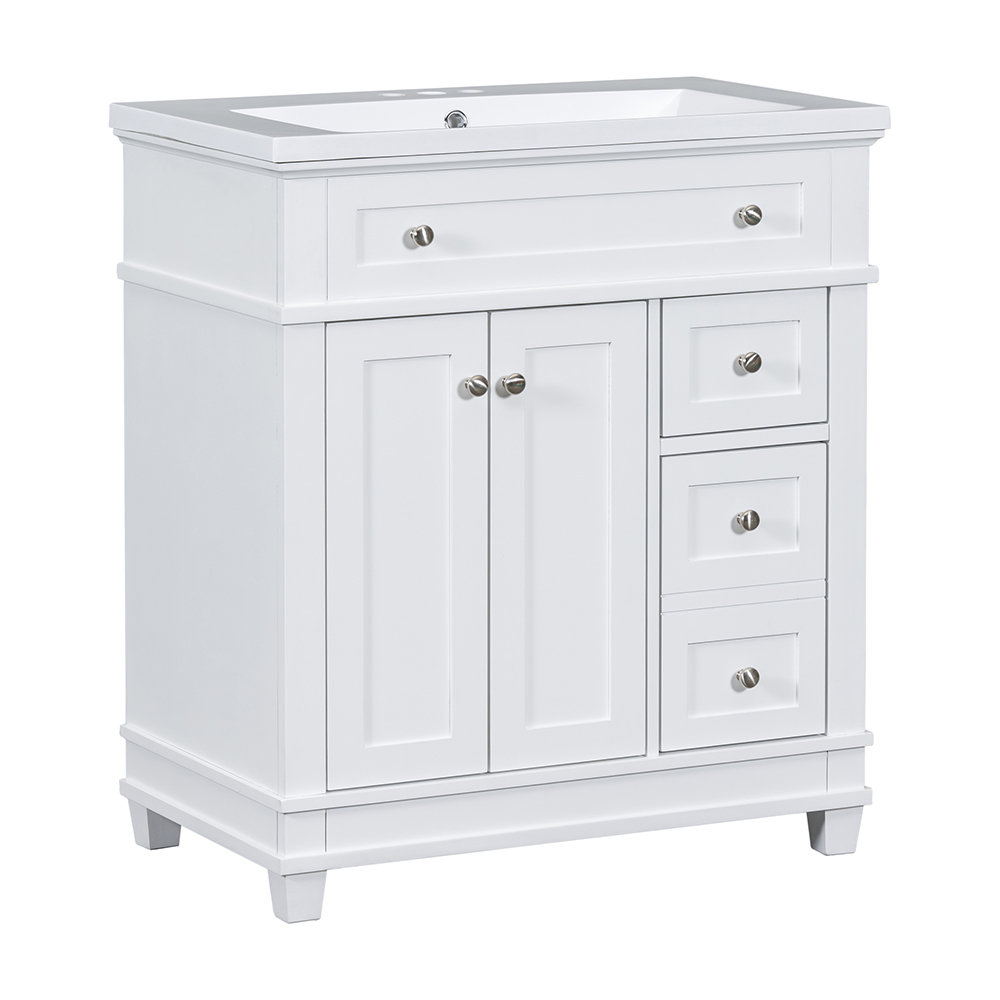 Winston Porter Bathroom Vanity Cabinet with Sink Combo Set Free ...
