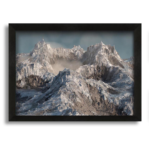 Alpen Home The Snowy Cliffs Of Mordor - Single Picture Frame Graphic ...