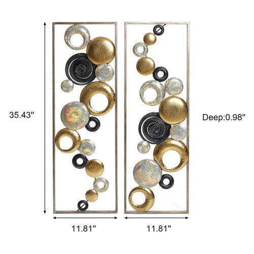 Mercer41 Handmade Metal Abstract Wall Decor & Reviews | Wayfair