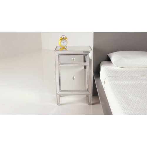 Willa Arlo Interiors Fairgrove 1 - Drawer Nightstand & Reviews | Wayfair