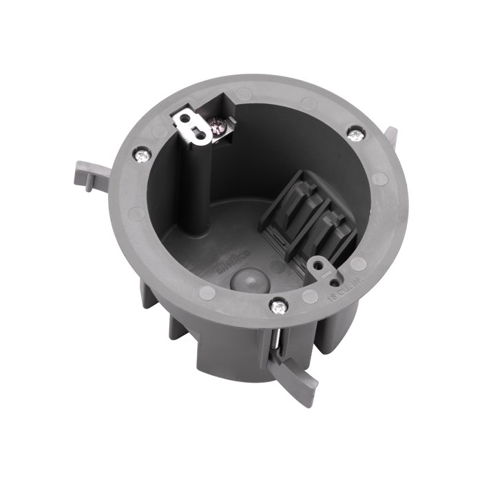 MW LIGHTING 10 PK Round Remodel outlet box 18CI, Junction Box, Plastic ...