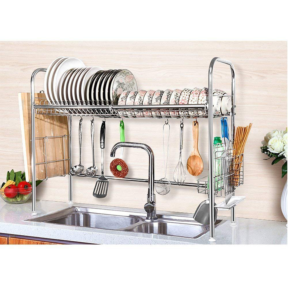 Haitral NEX Single Layer Stainless Steel Dish Rack & Reviews | Wayfair