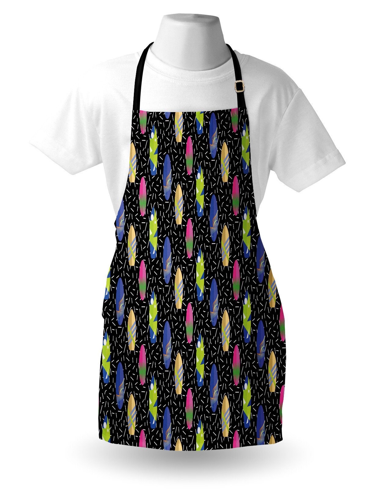 East Urban Home Surfboard Apron Unisex, Memphis 80s Style, Adult Size ...