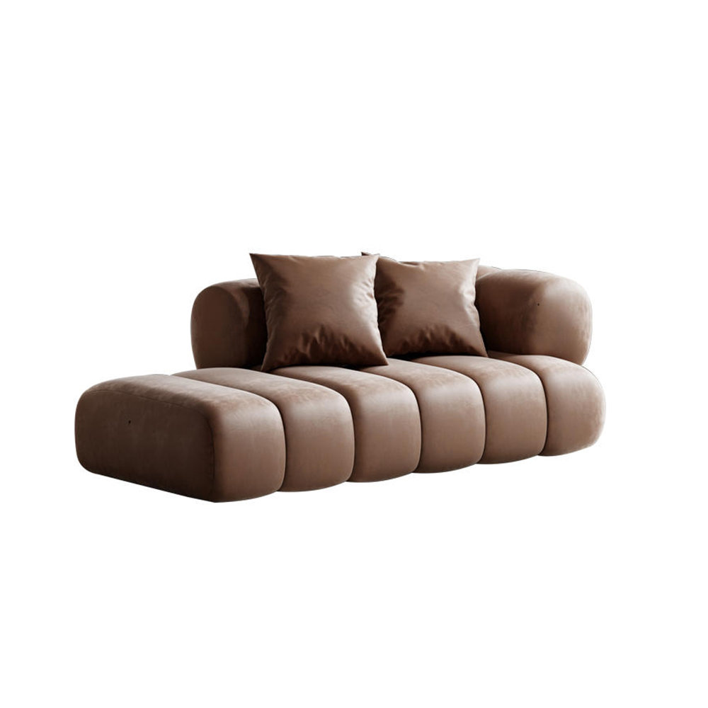 Comfort Zone Furniture.e Large Seat Indoor Chaise Lounges Upholstered ...