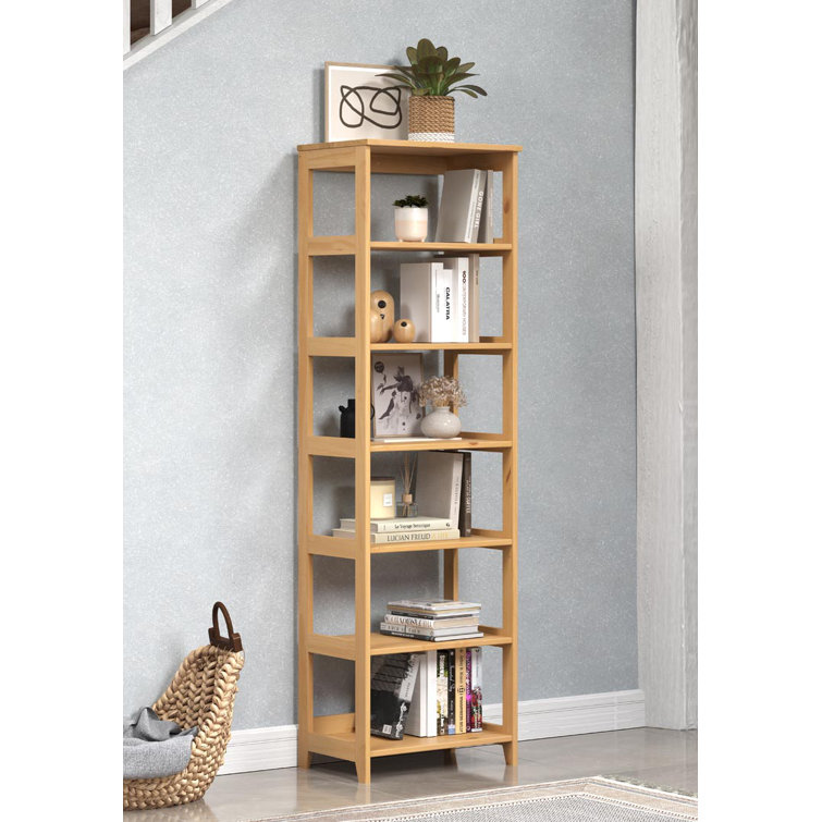 Ophelia & Co. Reidsville 170cm H x 50cm W Solid Wood Etagere Bookcase ...