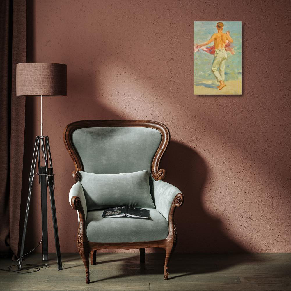 Alcott Hill® "Preparing to Bathe" by Henry Scott Tuke - Gallery Wrap ...