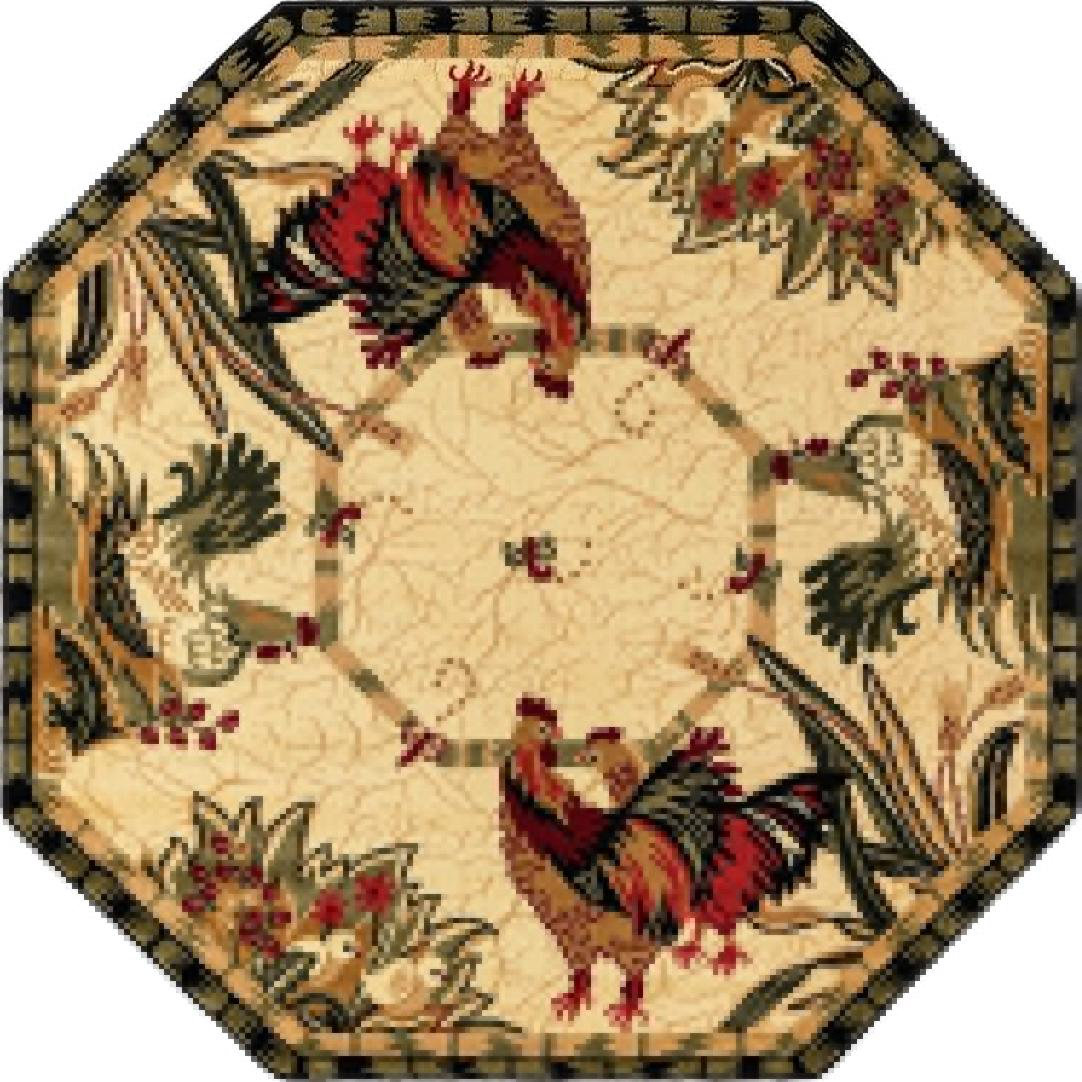 Rosalind Wheeler Antonela Abstract Machine Braided Octagon 5' x 5 ...